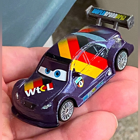 Toys | Disneypixar Cars 2 Movie Diecast Vehicle Max Schnell 21 155 ...